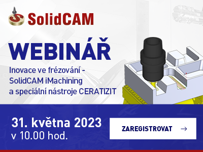 Inovace ve frézování - SolidCAM iMachining a speciální nástroje CERATIZIT | SolidVision